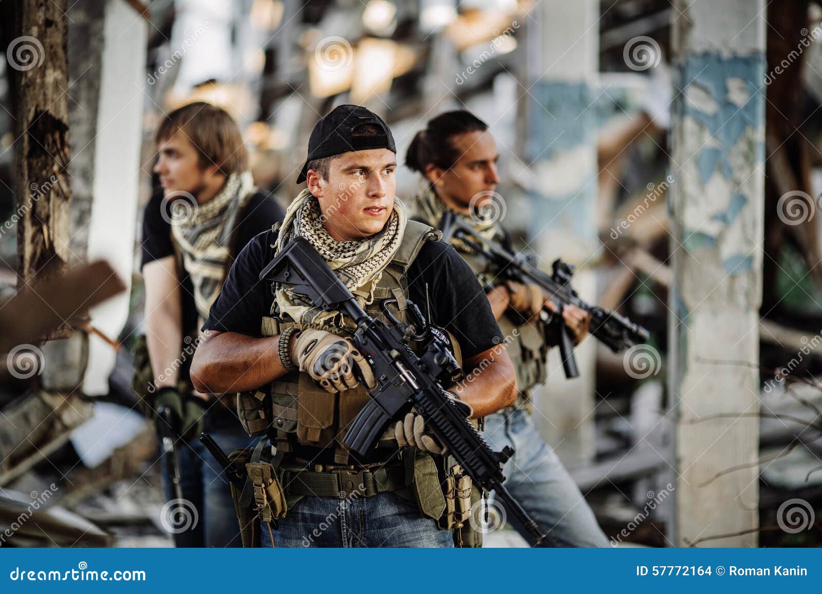 Private Military Contractor during the Special Operation Stock Photo ...