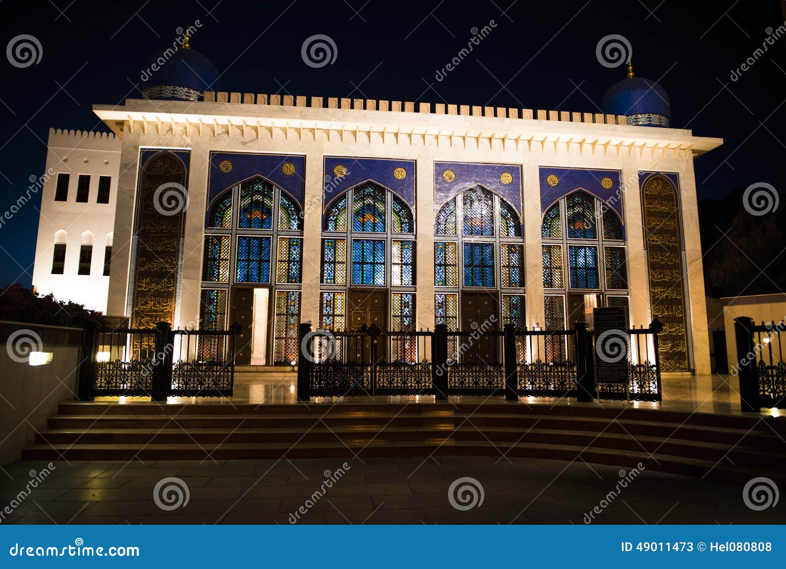 Private Mosque Sultan of Oman Stock Image - Image of oman, private ...