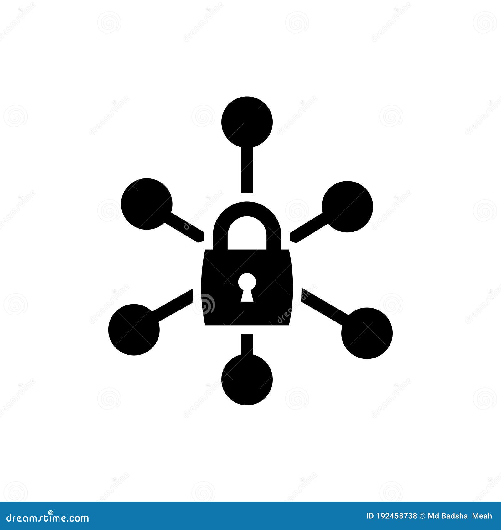 Private Network Icon stock vector. Illustration of symbol - 192458738