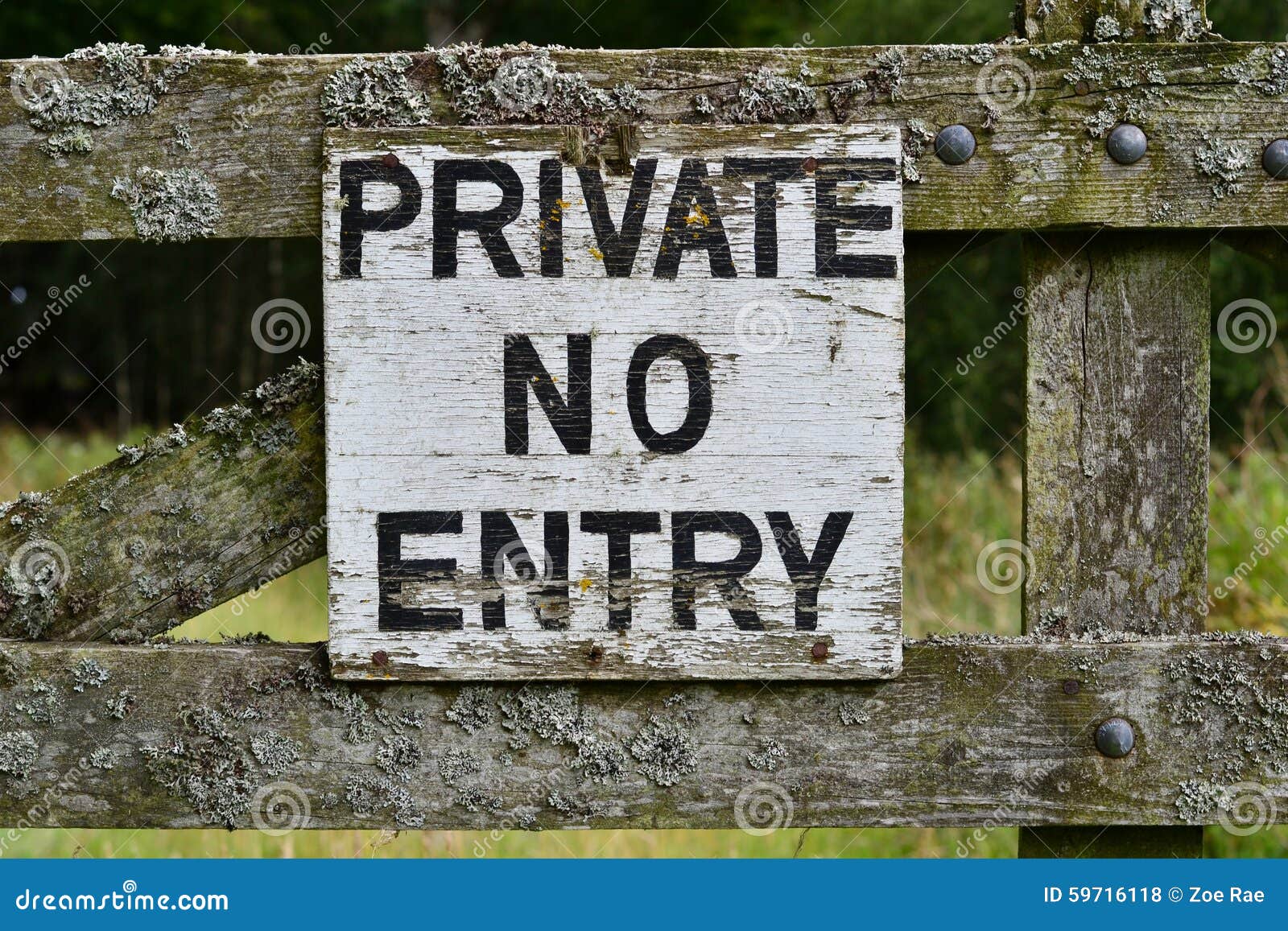 Private No Entry Sign. Stock Image | CartoonDealer.com #93697939