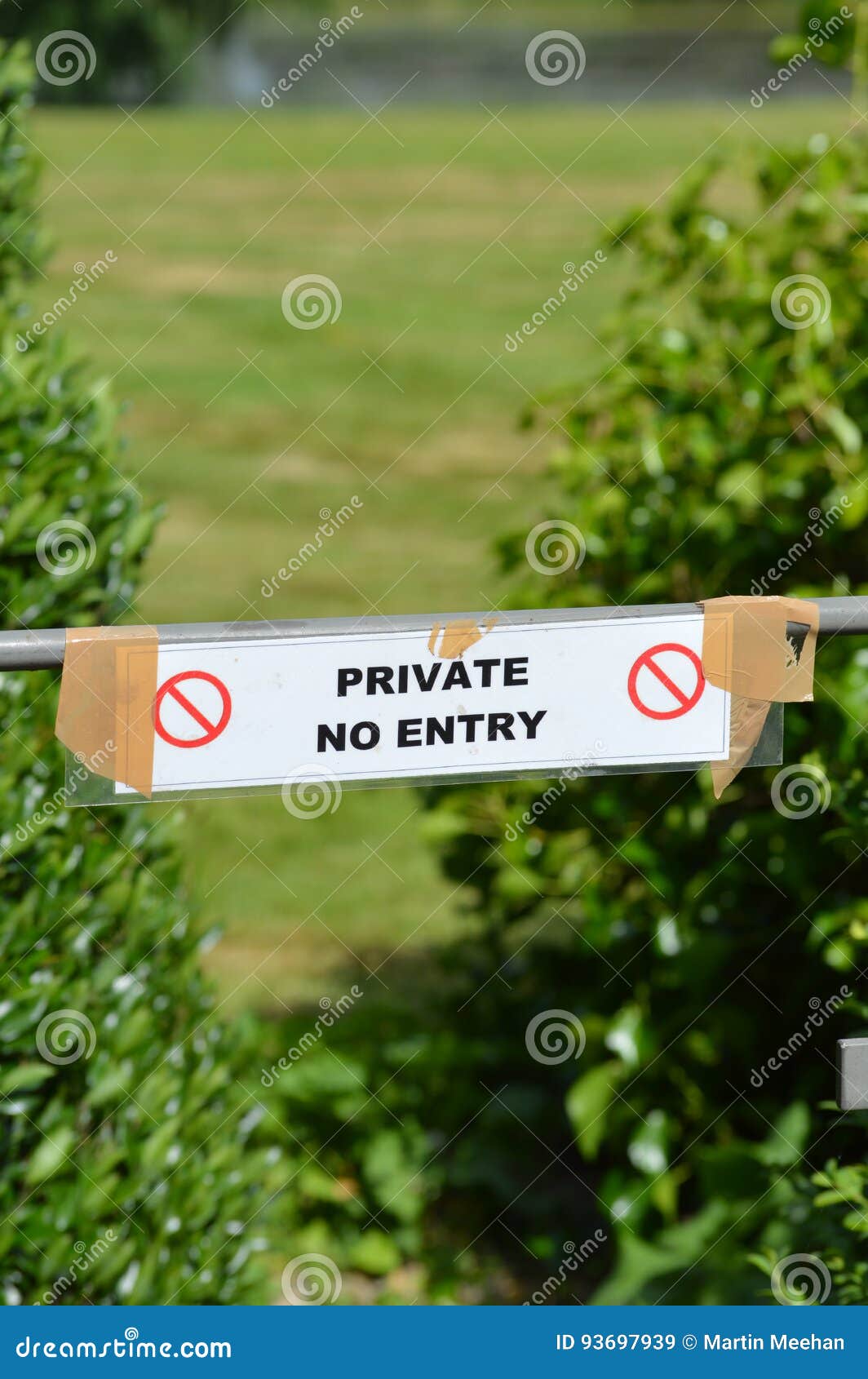 Private no entry sign. stock image. Image of restricted - 93697939