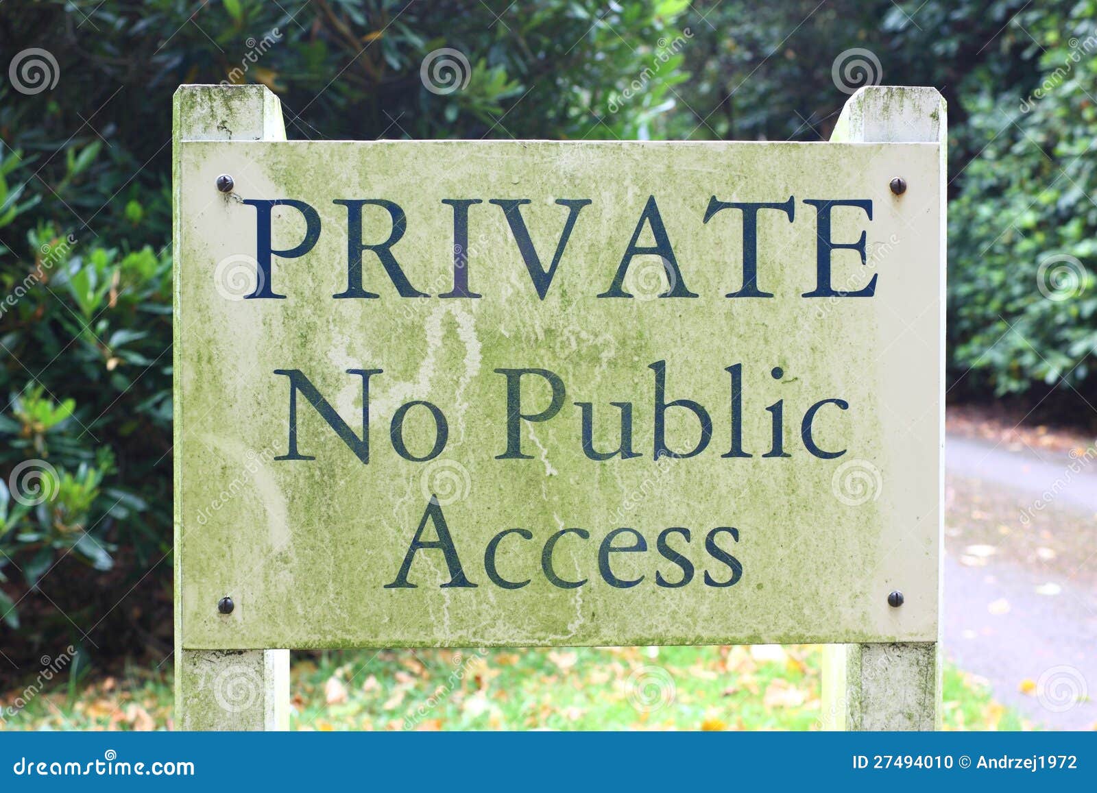 Private No Public Access stock photo. Image of choice - 27494010