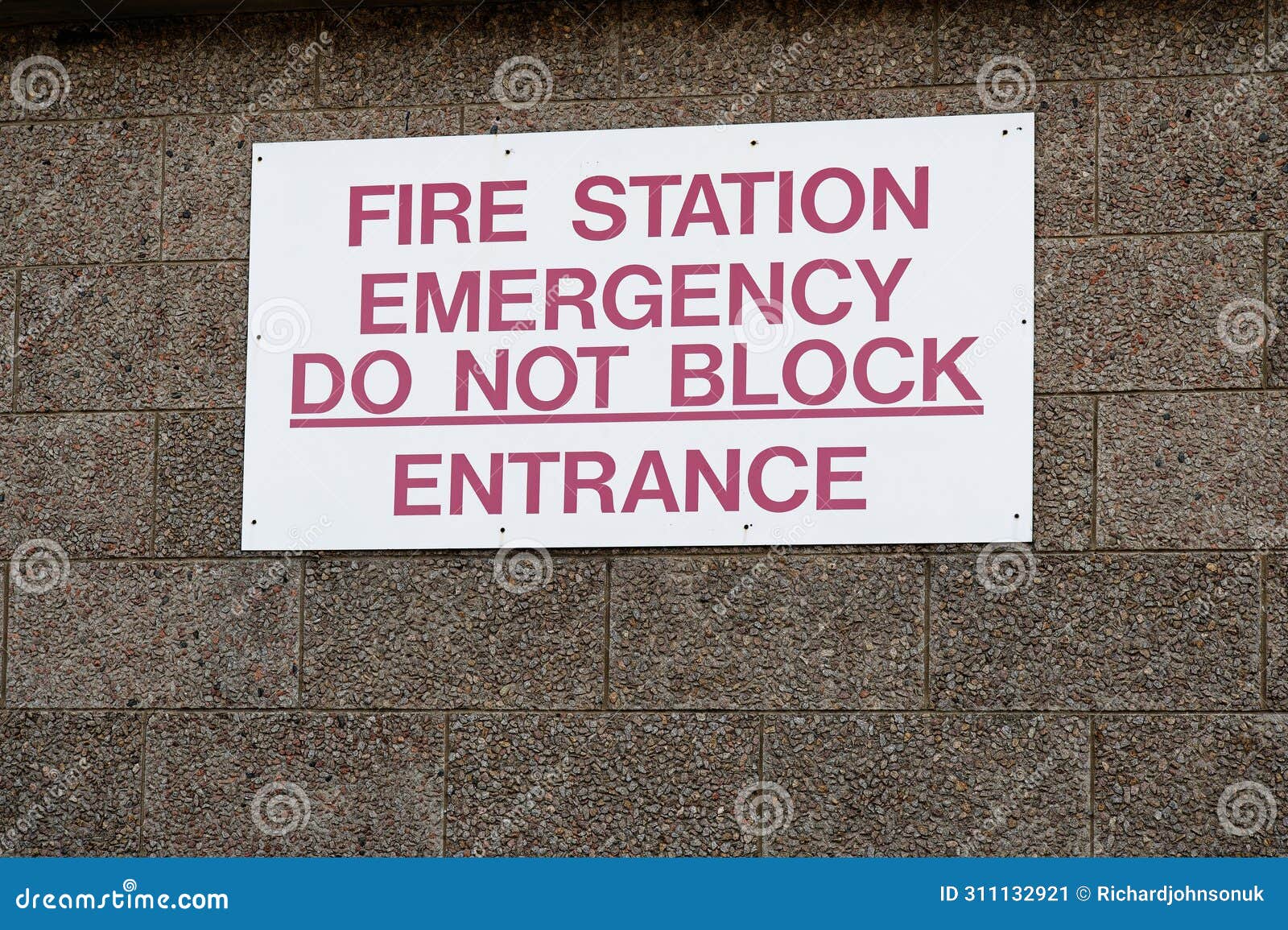 Private Parking Sign Fire Brigade Access Required Stock Image - Image ...