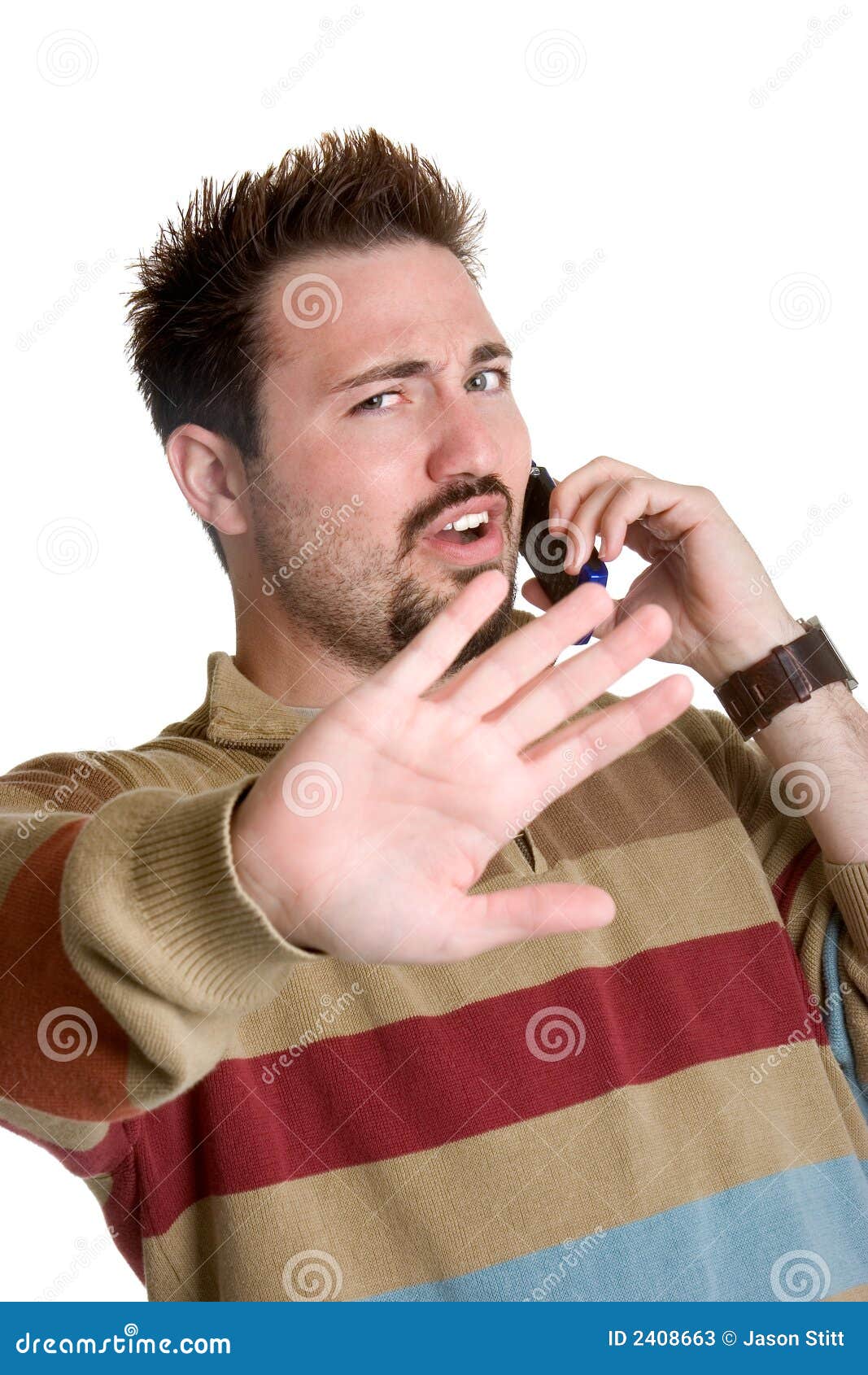 Private Phone Man stock image. Image of expression, expressions - 2408663