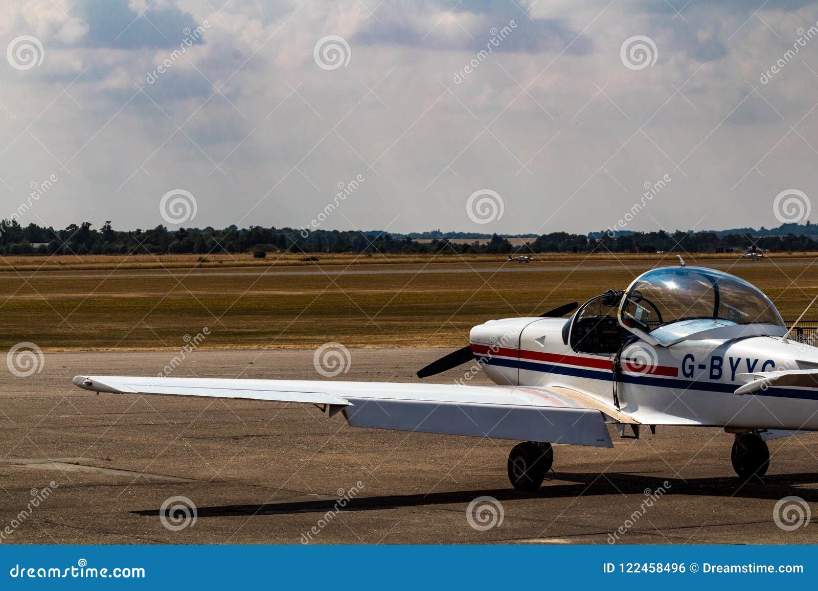 Private Plane on the Take-off Field Editorial Photo - Image of ready ...