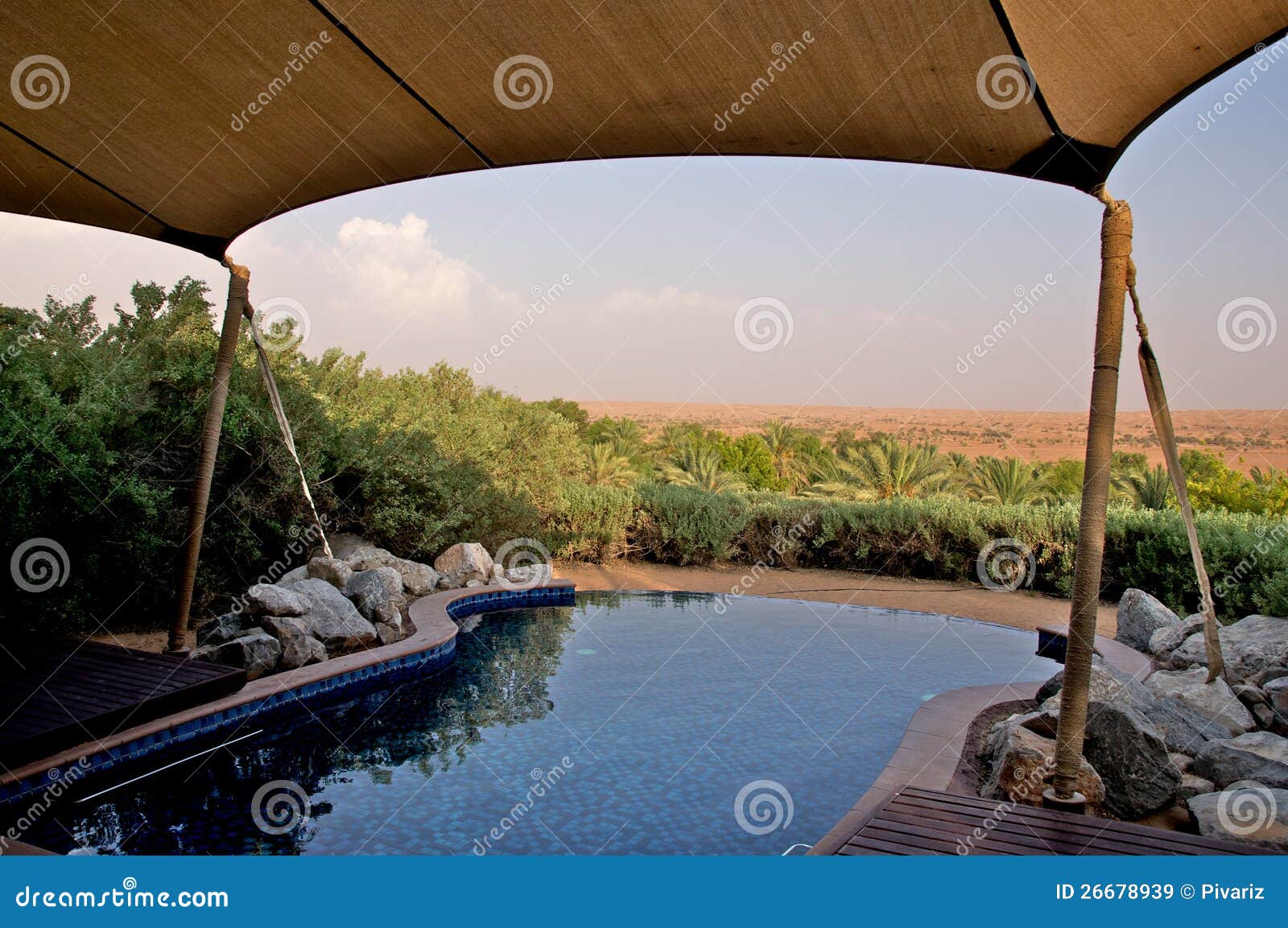 Pool Of Desert Hotel, Abu Dhabi. Qasr Al Sarab Resort And Hotel, Abu ...