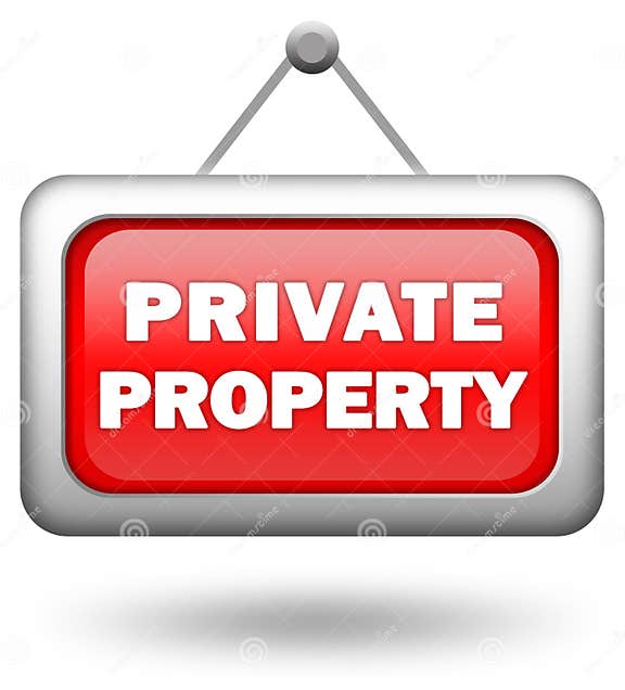 Private property stock illustration. Illustration of property - 14303612