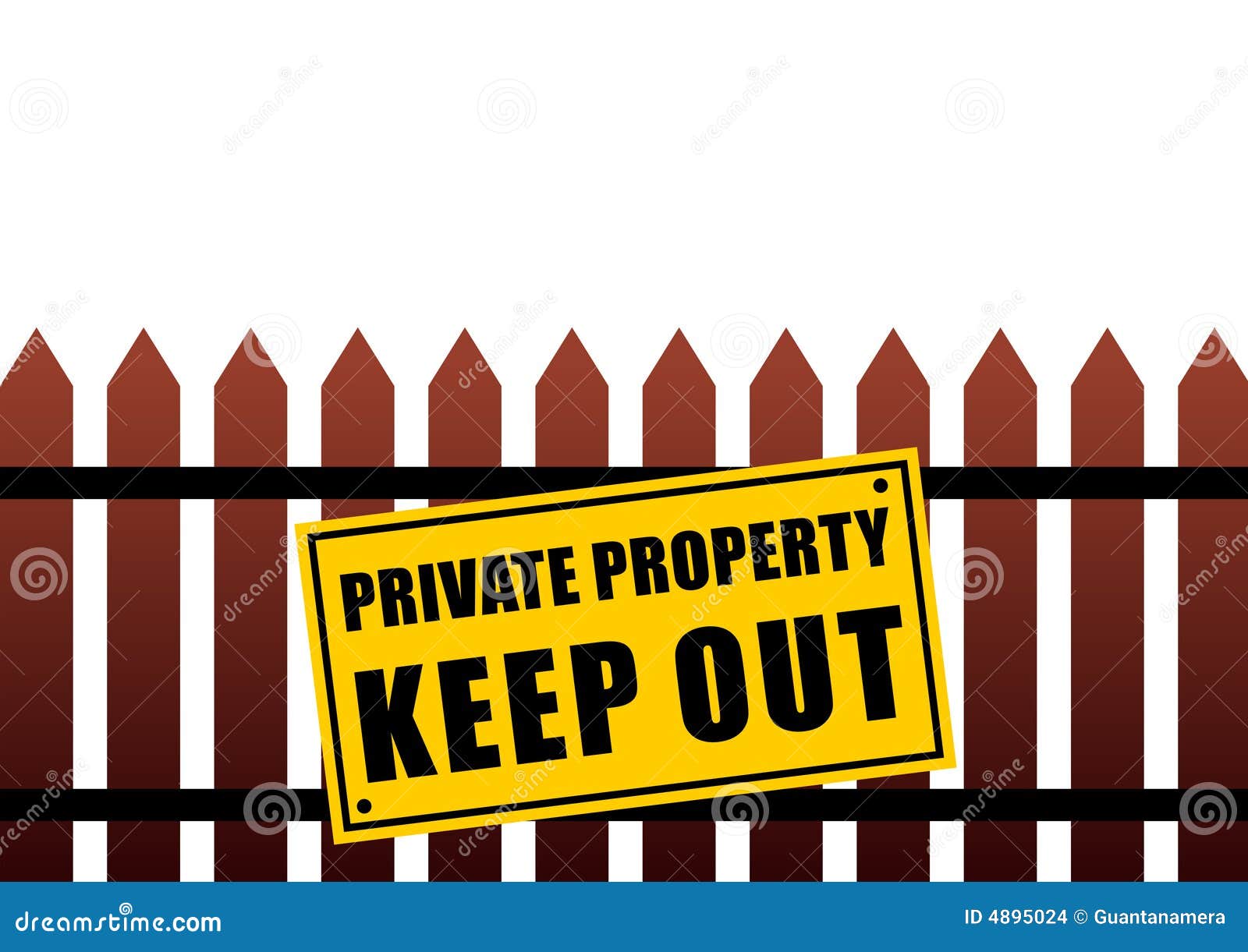 Private Property Warning Sign Stencil With Yellow And Black Stripes ...