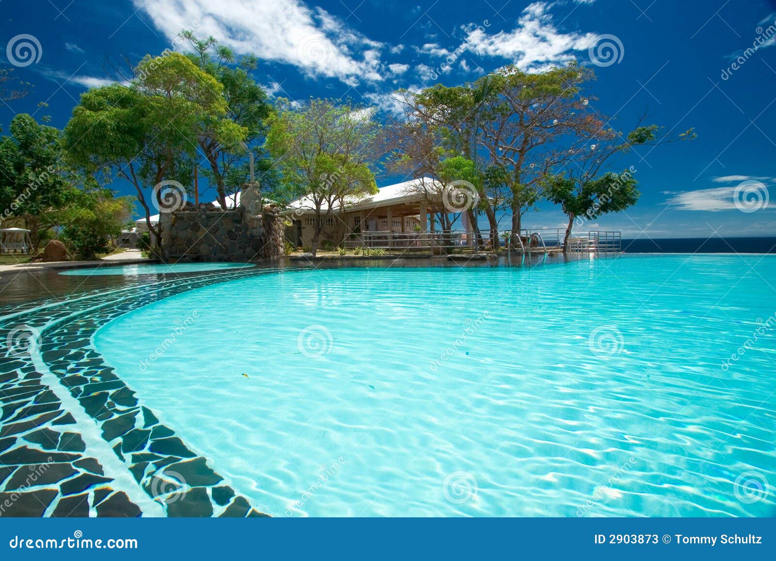 Private resort pool stock image. Image of lamp, hanging - 2903873