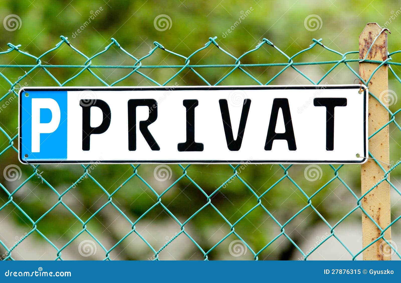 Private Sign stock image. Image of architecture, steel - 27876315