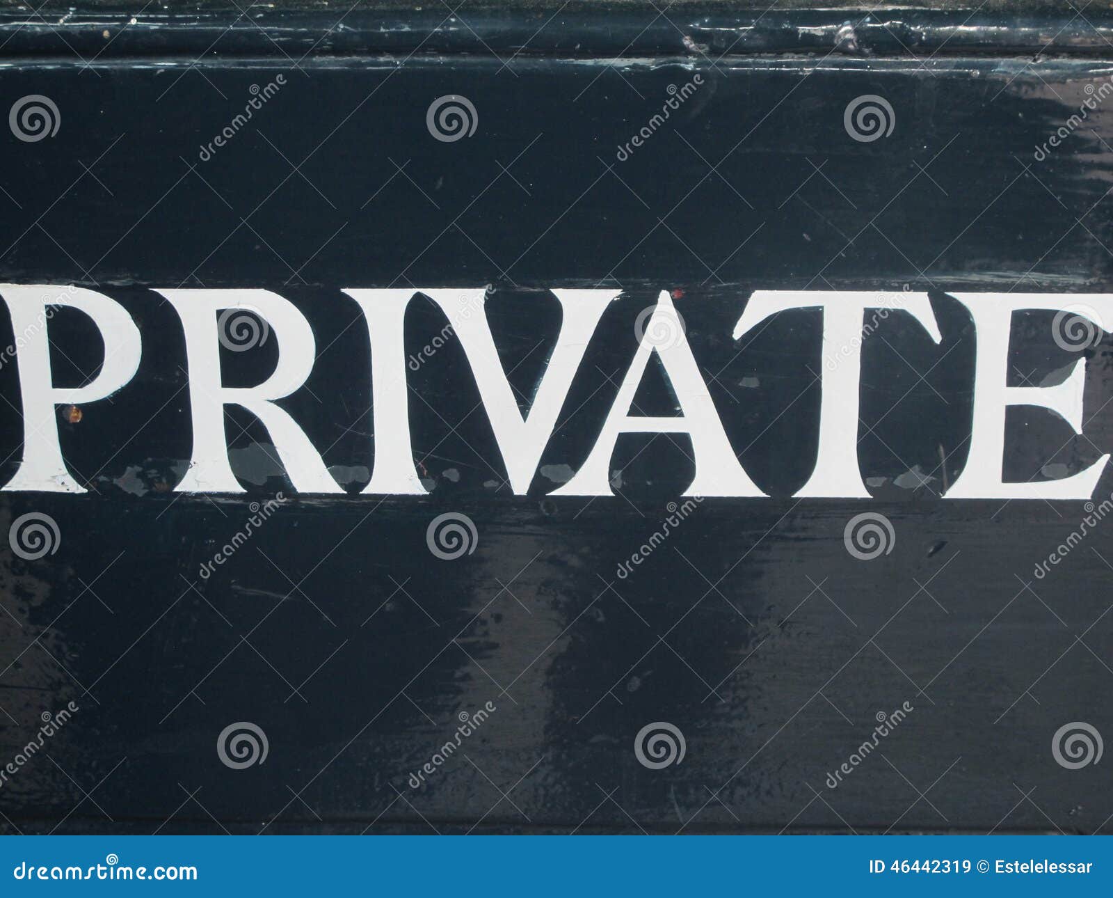 Private Sign stock image. Image of notices, restriction - 46442319