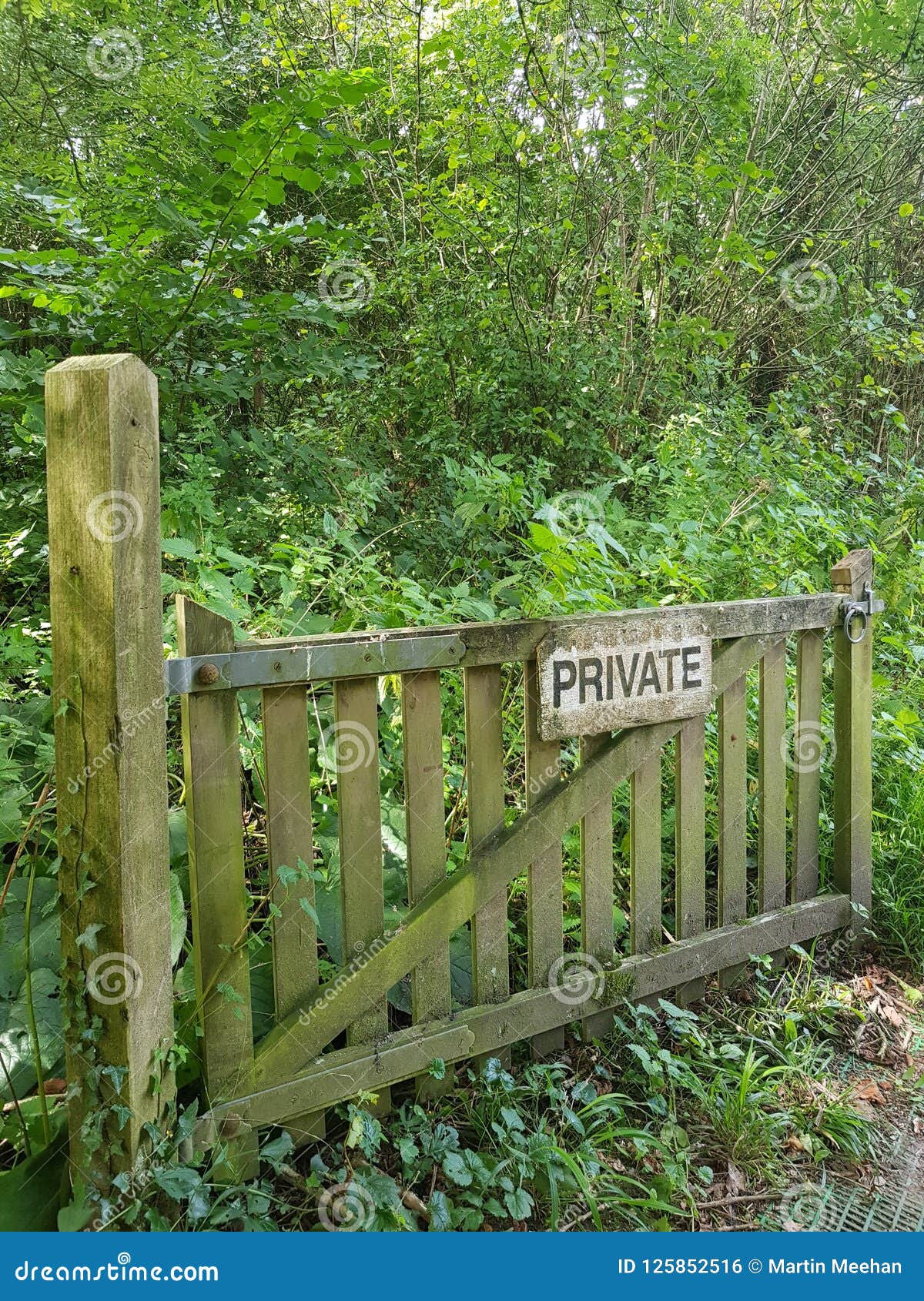 Private sign. stock photo. Image of worn, rustic, wood - 125852516