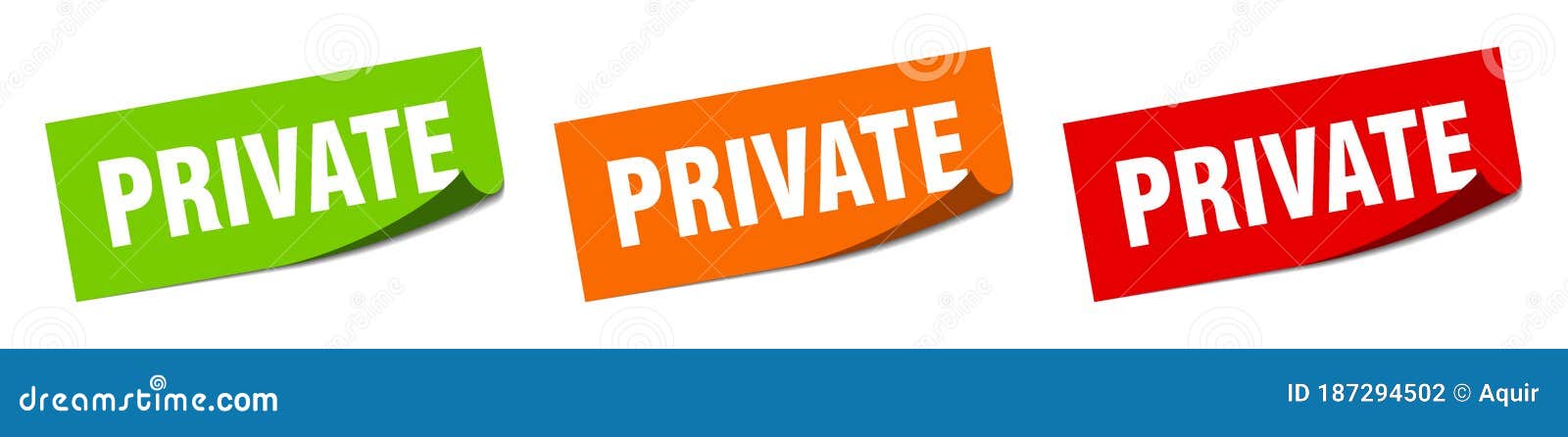Private Sticker. Private Square Isolated Sign Stock Vector ...