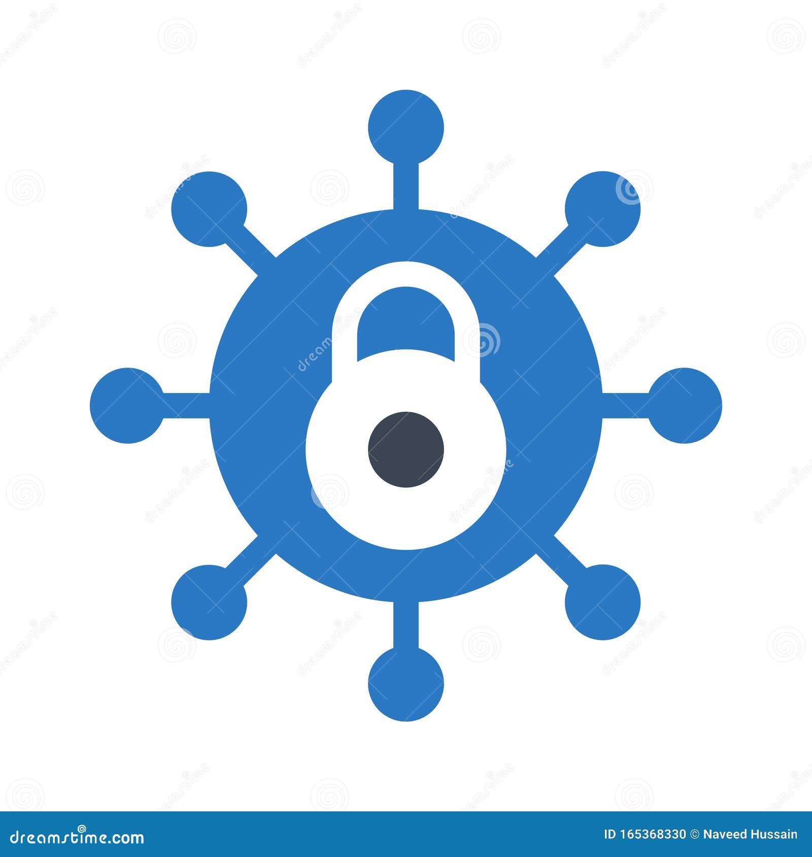 Private Vector Glyph Color Icon Stock Illustration - Illustration of ...