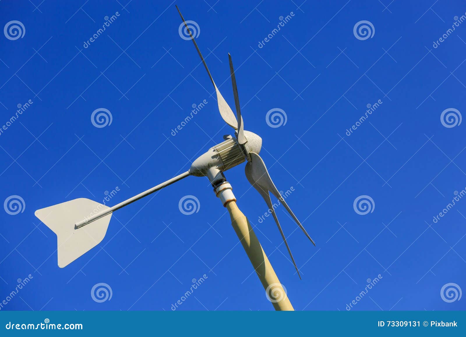 Private wind generator stock image. Image of green, concept - 73309131