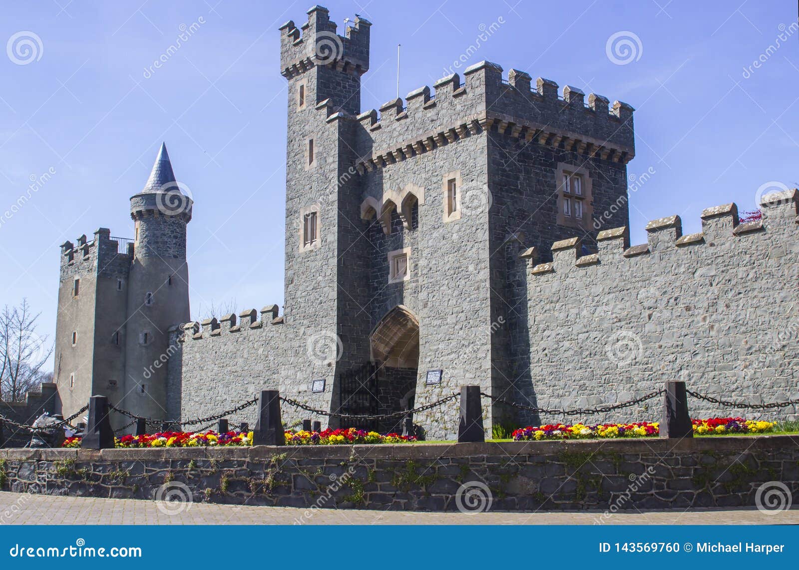 The Privately Owned Killyleagh Castle in Northern Ireland Stock Photo ...