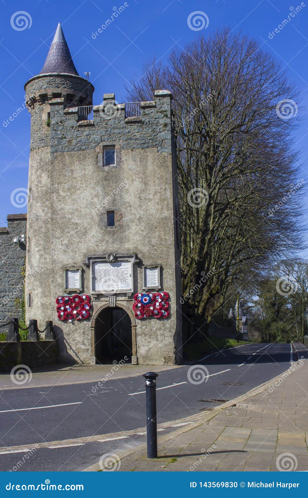 The Privately Owned Killyleagh Castle in Northern Ireland Stock Photo ...