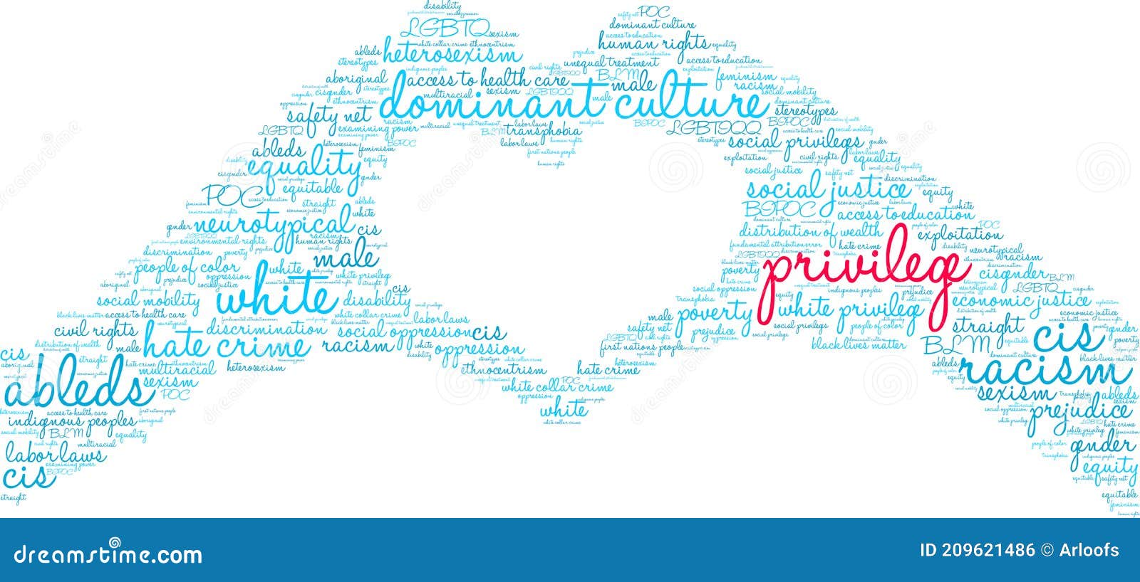 Privilege Word Cloud stock vector. Illustration of justice - 209621486