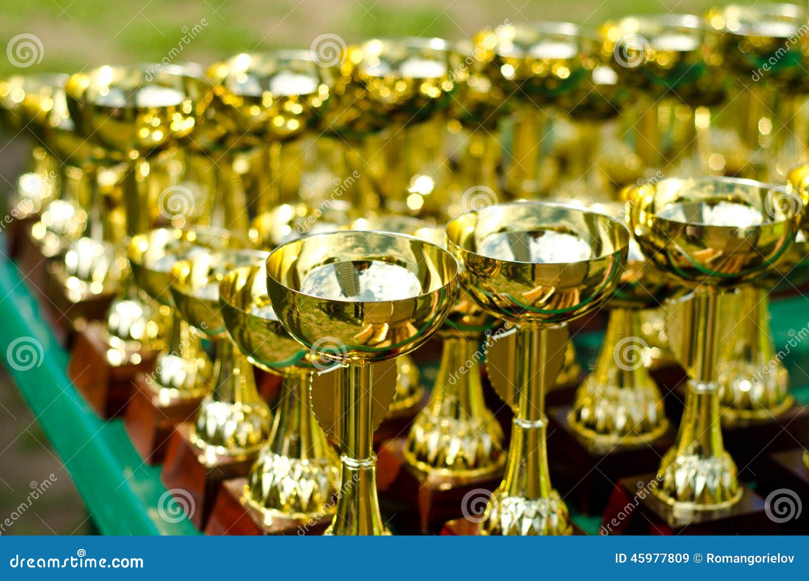 Prize cups stock image. Image of prize, championship - 45977809