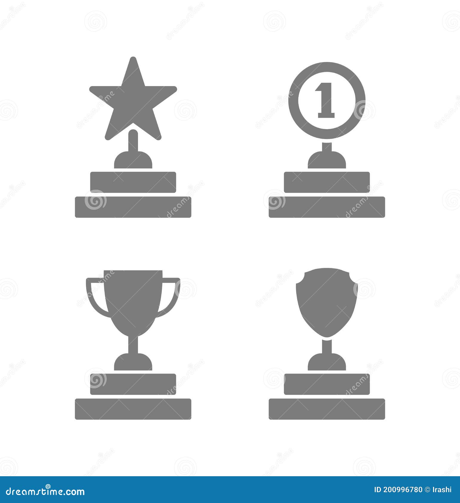 Prize icon vector design stock vector. Illustration of honor - 200996780