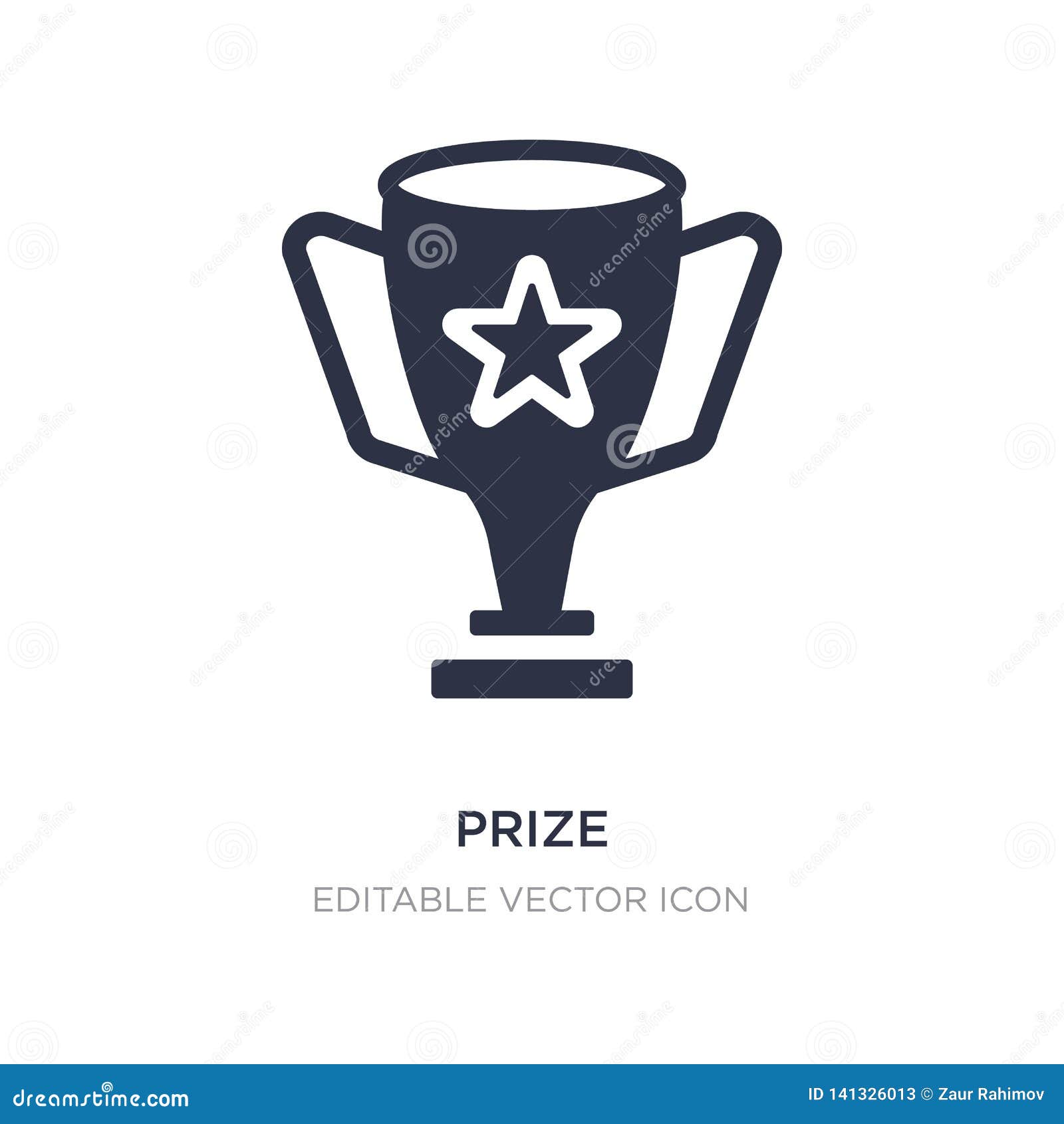 Prize Icon on White Background. Simple Element Illustration from ...