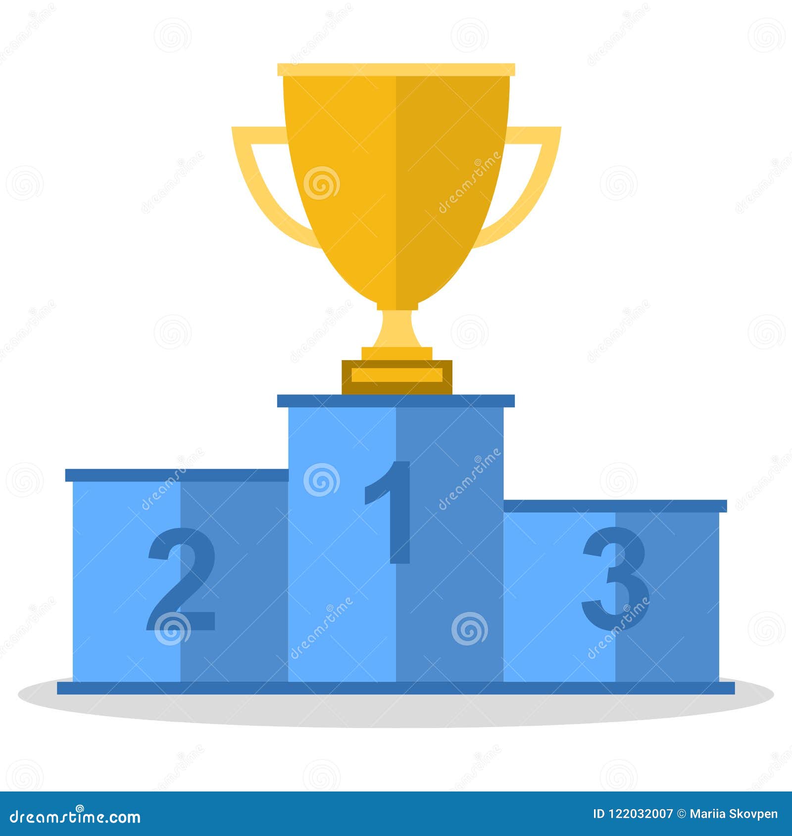 Prize Podium. First Place Award. Champions or Winners Infographic ...