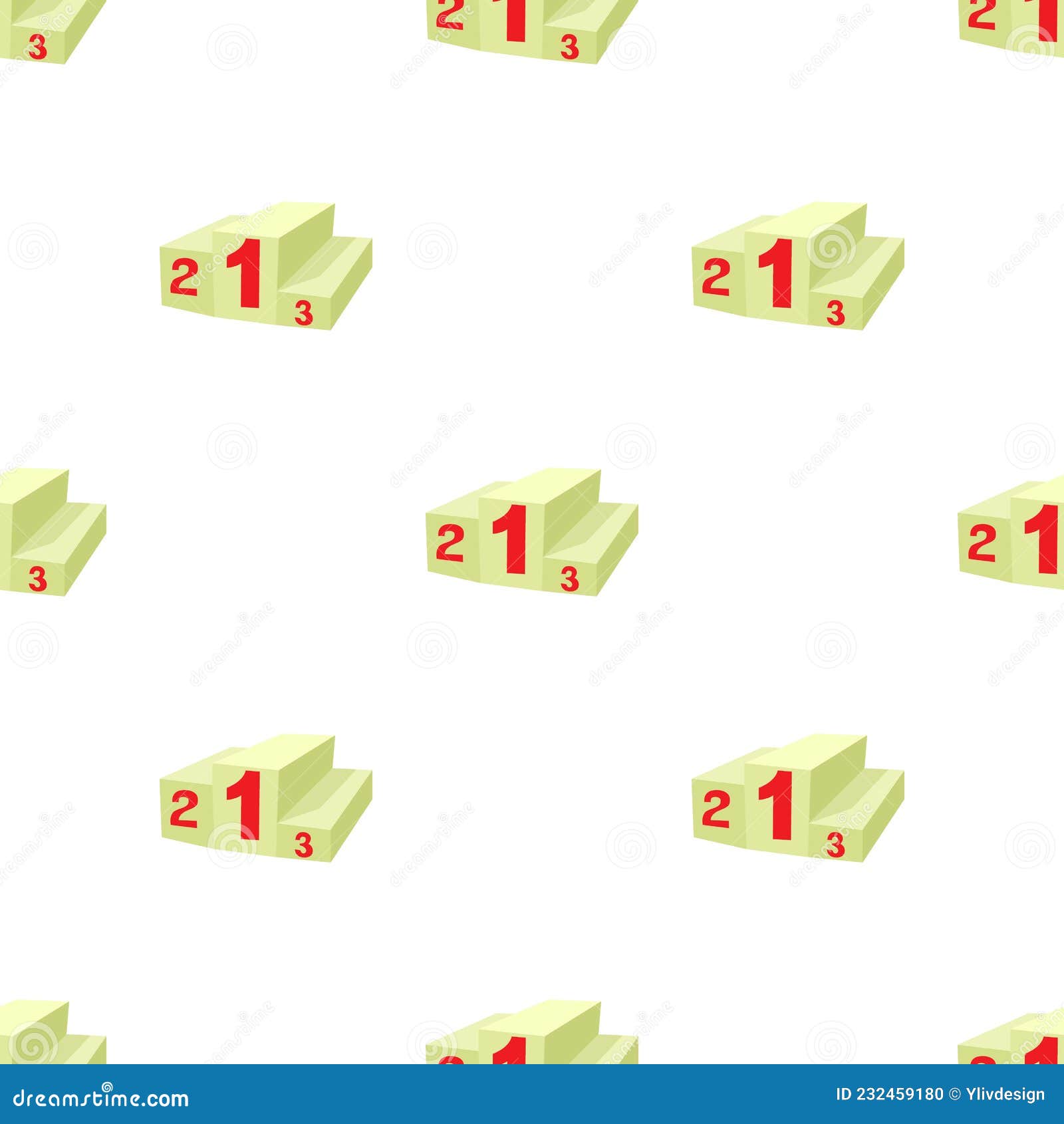 Prize Podium Pattern Seamless Vector Stock Vector - Illustration of ...