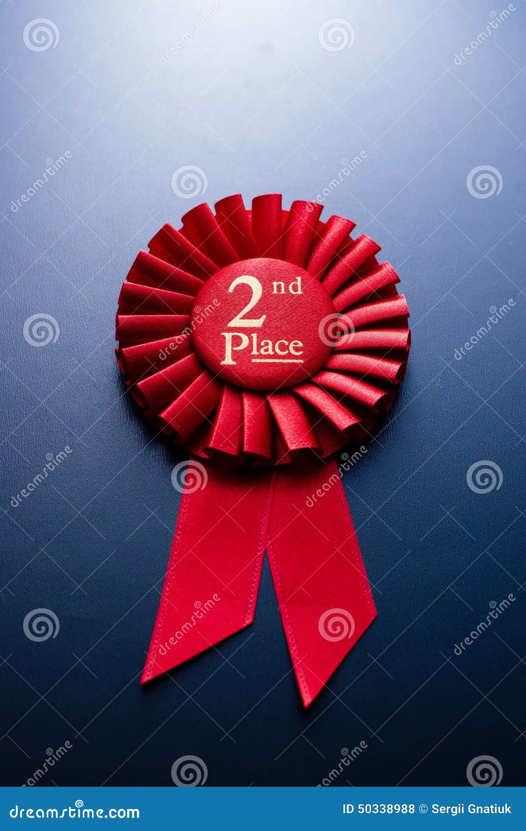 2nd Place Ribbon Blue