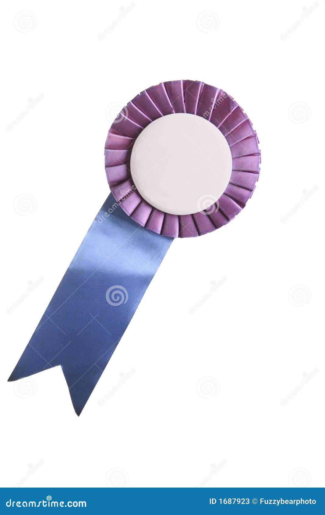 Prize Ribbon stock image. Image of white, merit, purple - 1687923