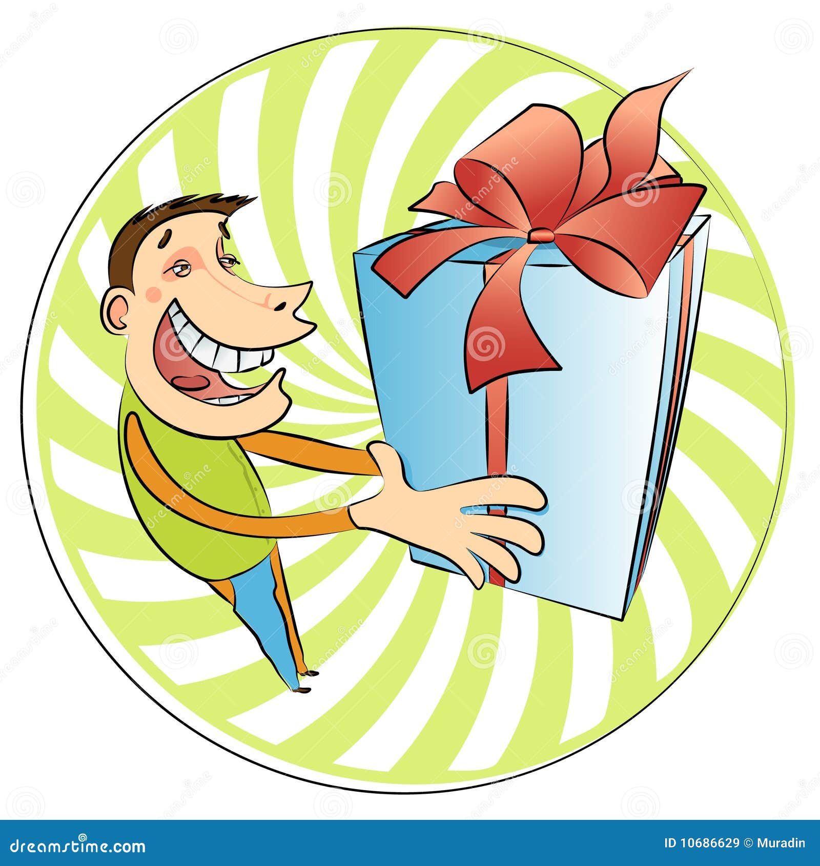 Prize surprise stock illustration. Illustration of enjoy - 10686629