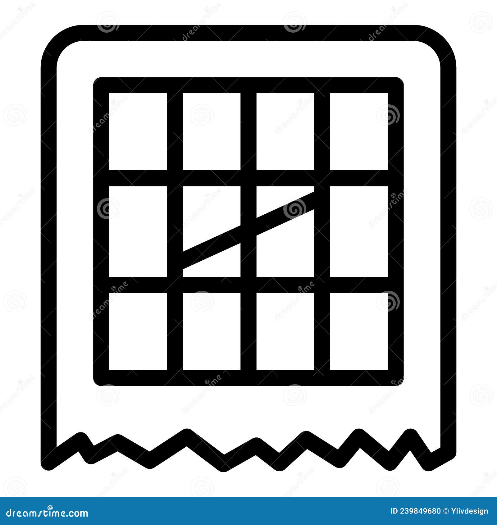 Prize Table Icon Outline Vector. Draw Lottery Stock Vector ...