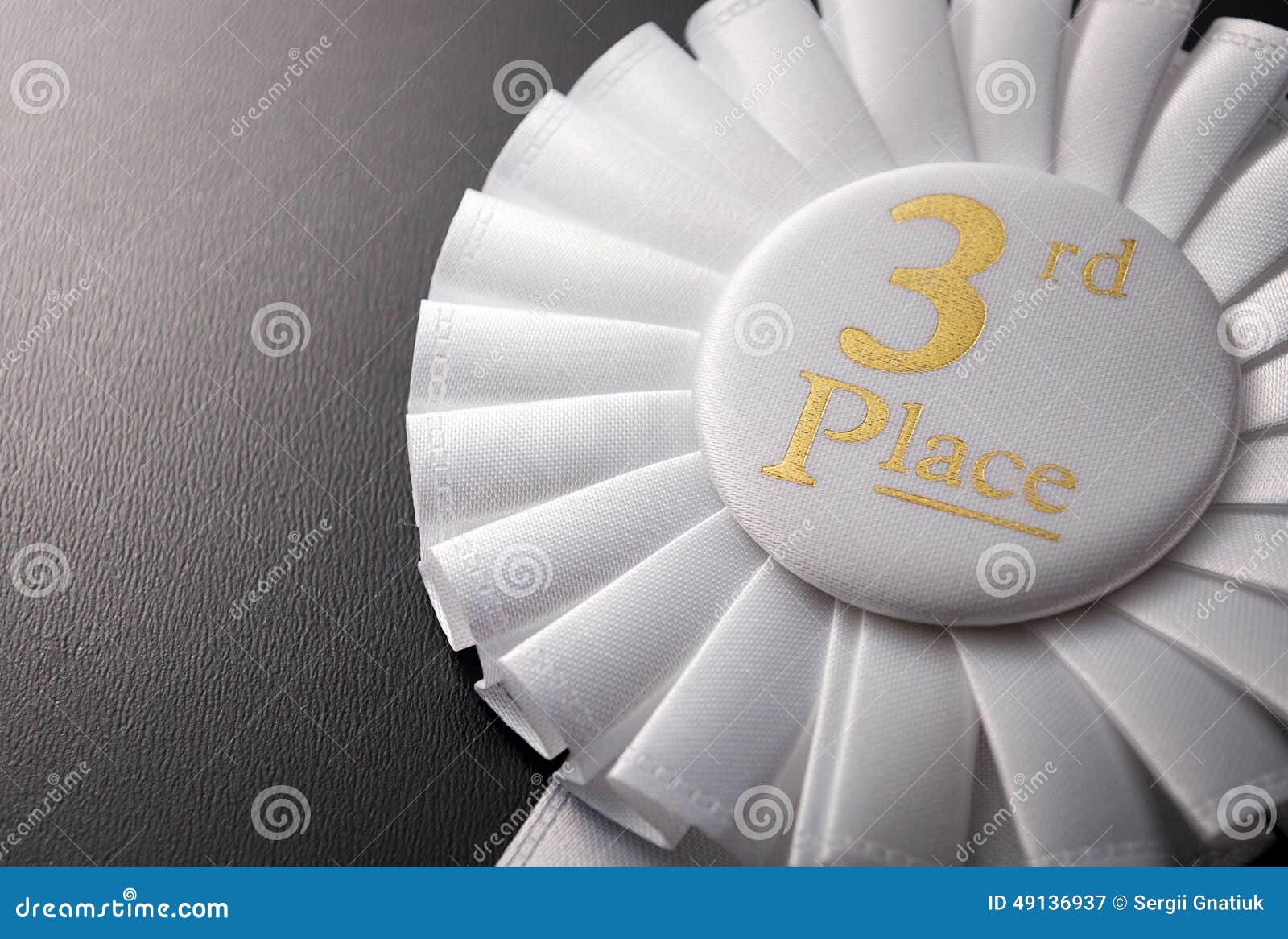 The prize for third place stock image. Image of award - 49136937