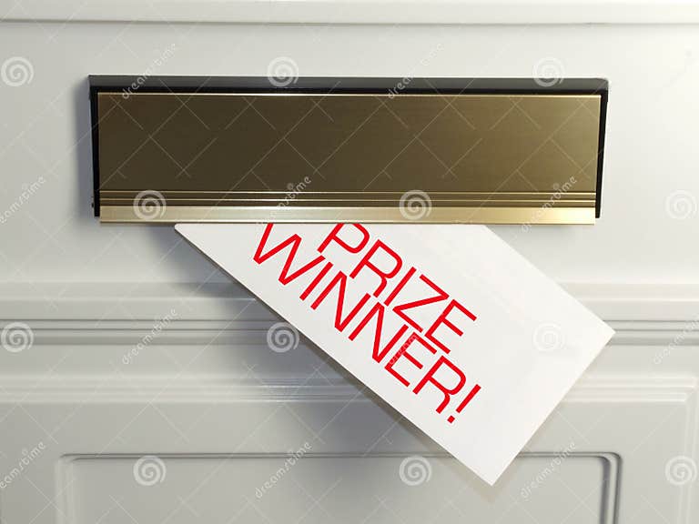 Prize Winner Letter stock image. Image of competition - 3833403