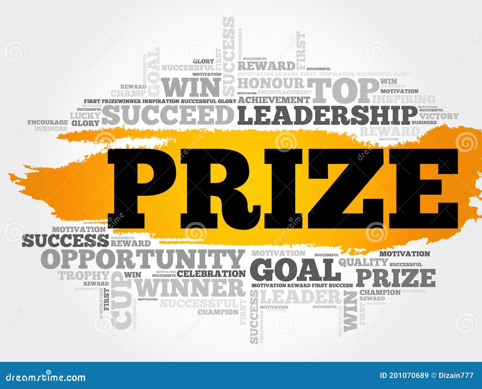 Prize word cloud stock illustration. Illustration of pedestal - 201070689