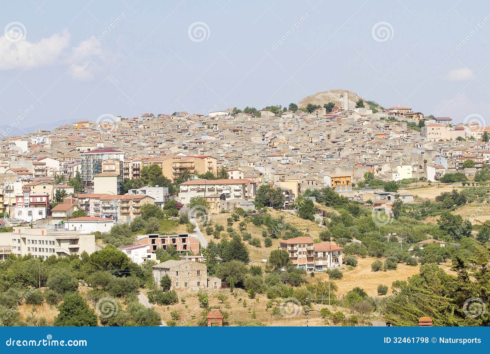 Prizzi, Sicilia fotografia stock. Immagine di limite - 32461798