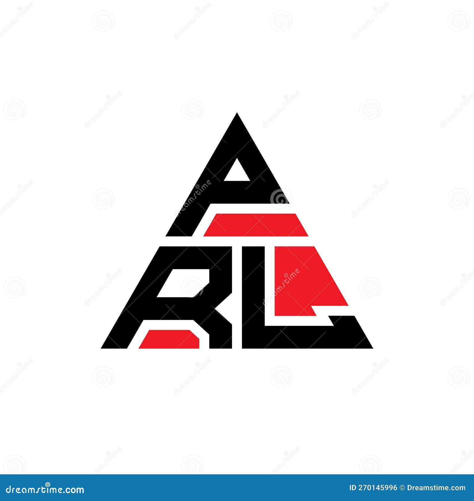 PRL Triangle Letter Logo Design With Triangle Shape. PRL Triangle Logo ...