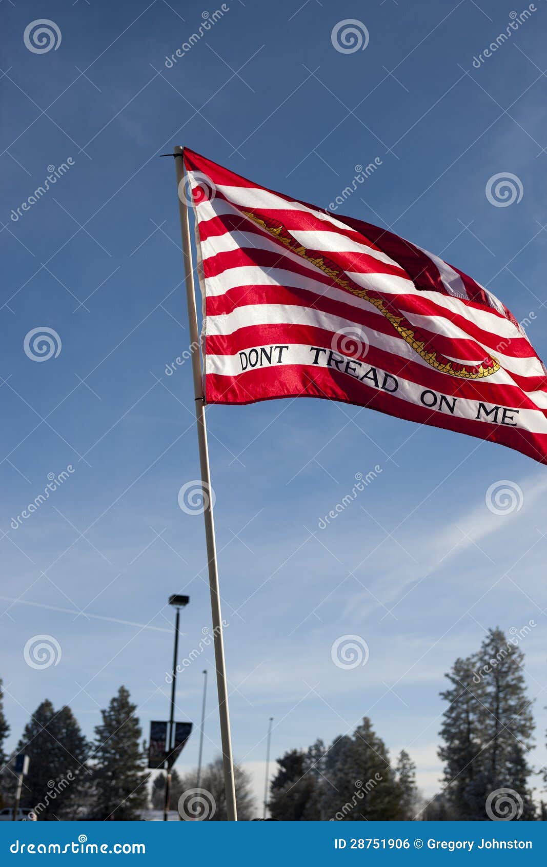Pro American Banner at Rally. Stock Photo - Image of peaceful ...
