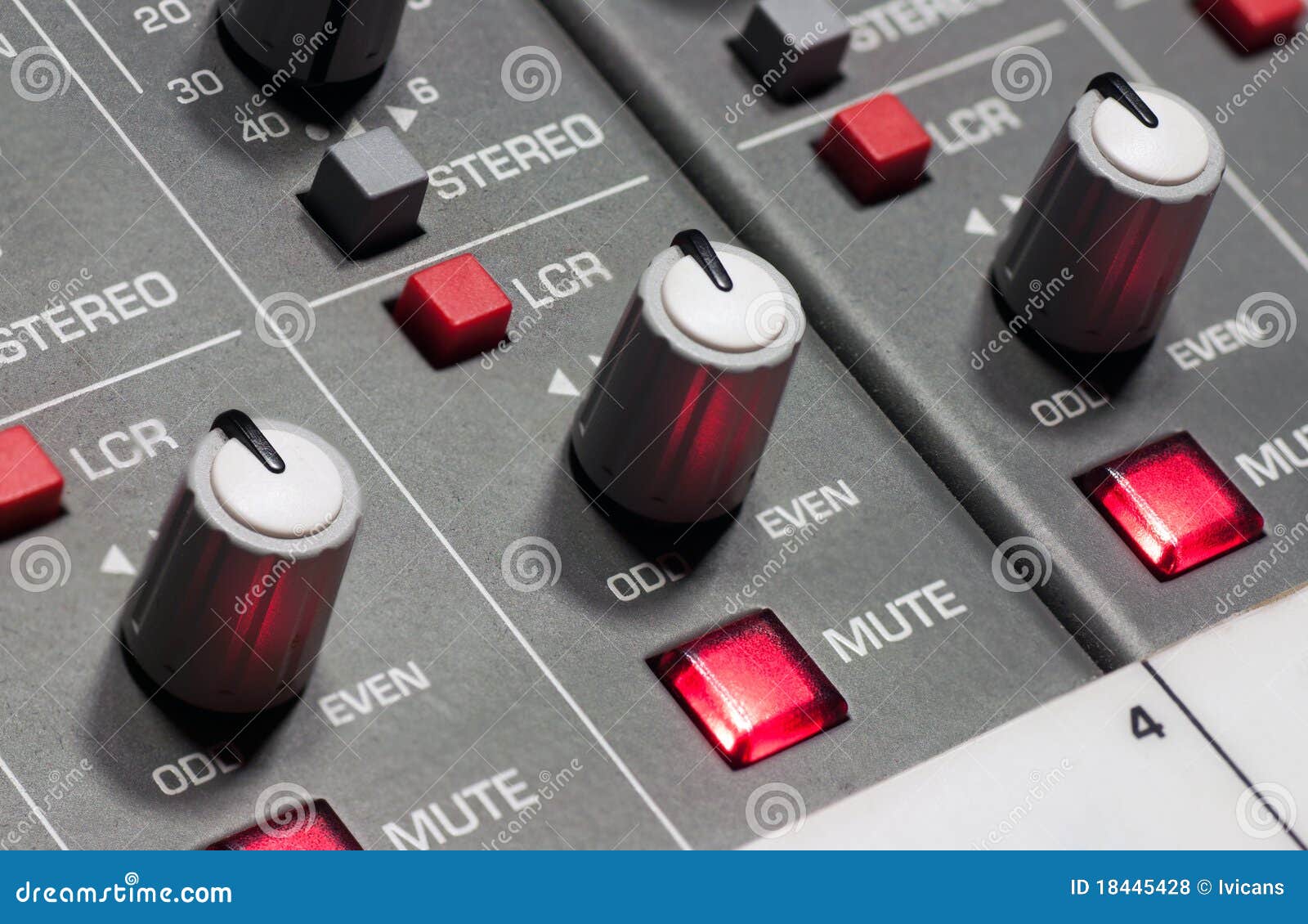 Pro audio mixing board stock photo. Image of concert - 18445428
