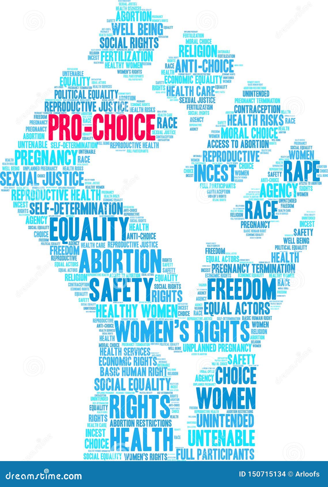 Pro-Choice Word Cloud stock vector. Illustration of full - 150715134