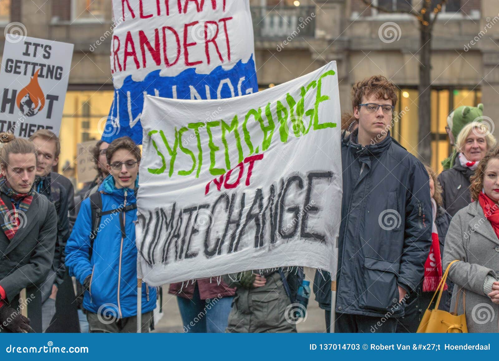 Pro Climate Protest Against Shell at the Dam Square 15-1-2018 at ...