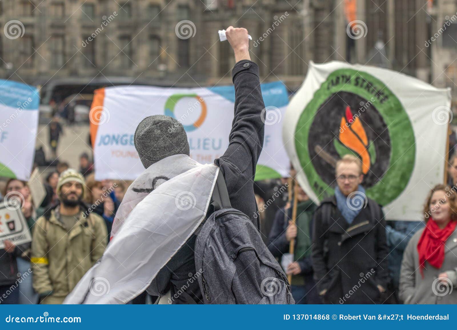 Pro Climate Protest Against Shell at the Dam Square 15-1-2018 at ...
