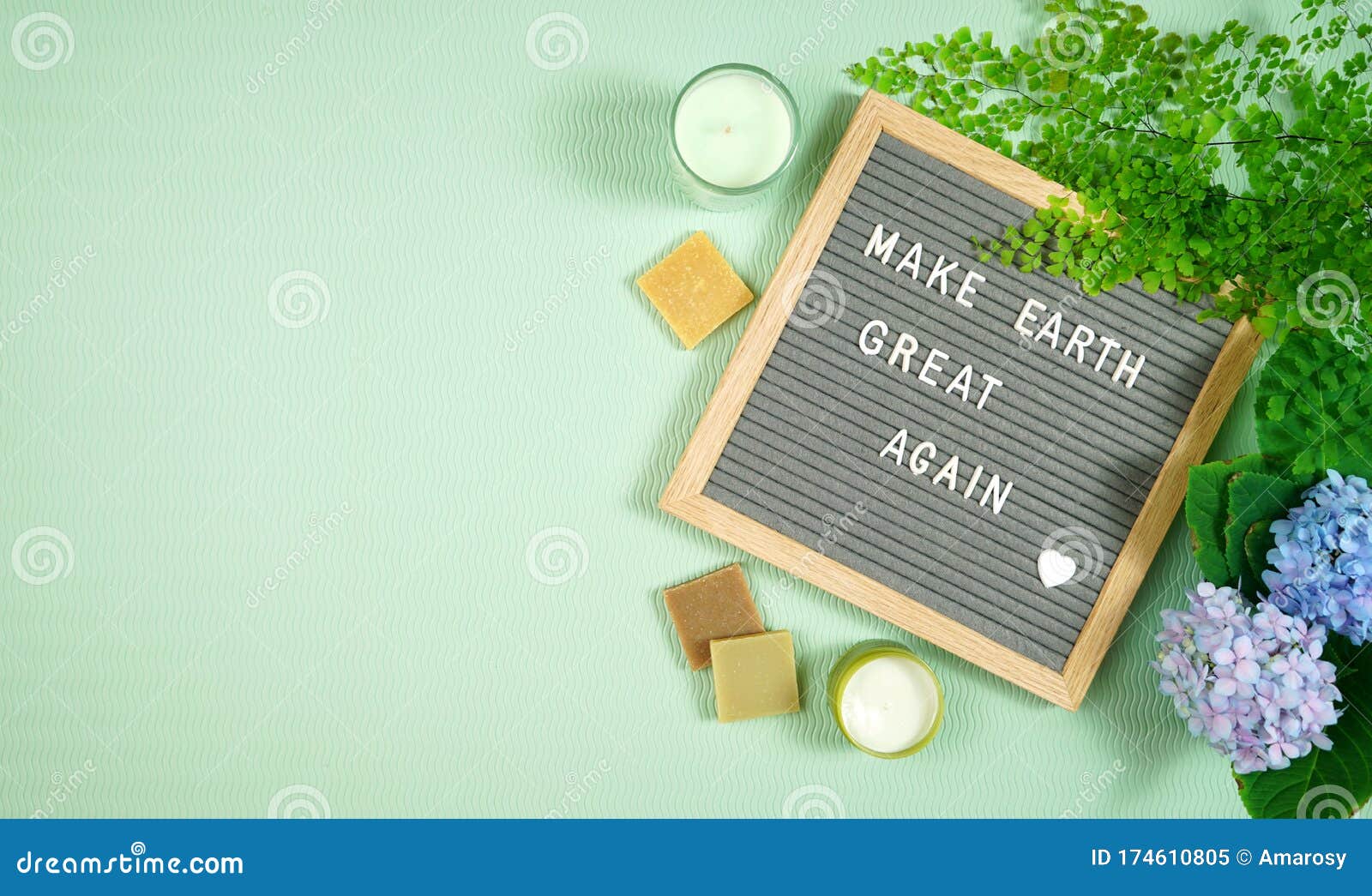 Pro Environment Concept Message and Zero Waste Household Products ...