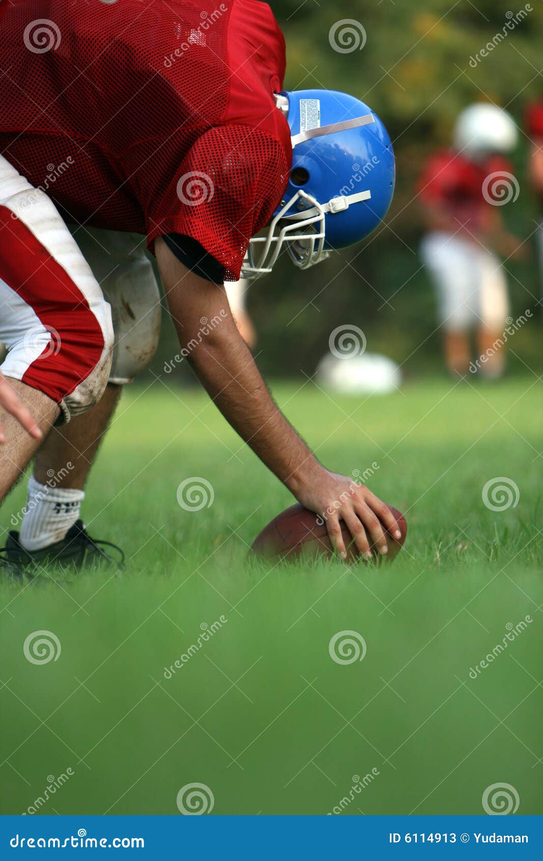 Pro Football Players stock image. Image of leather, american - 6114913