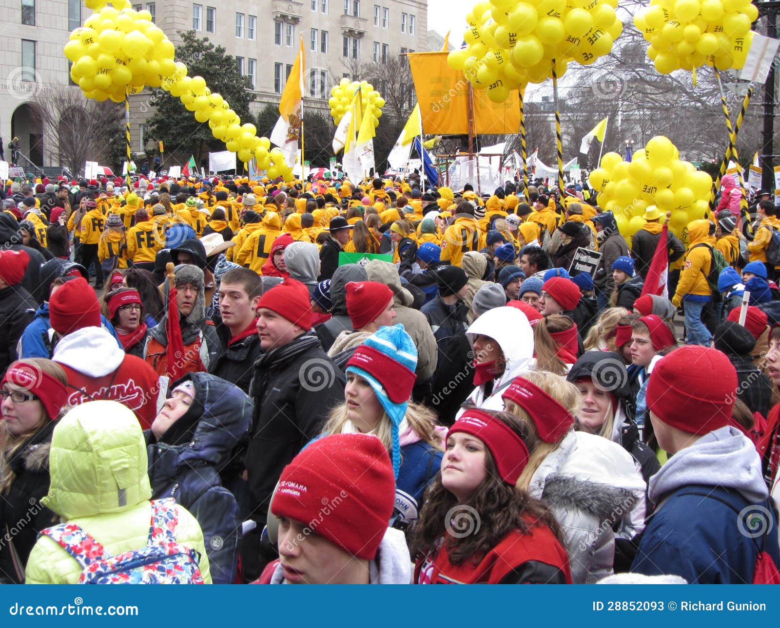 Pro Life Protest Crowd editorial stock photo. Image of people - 28852093