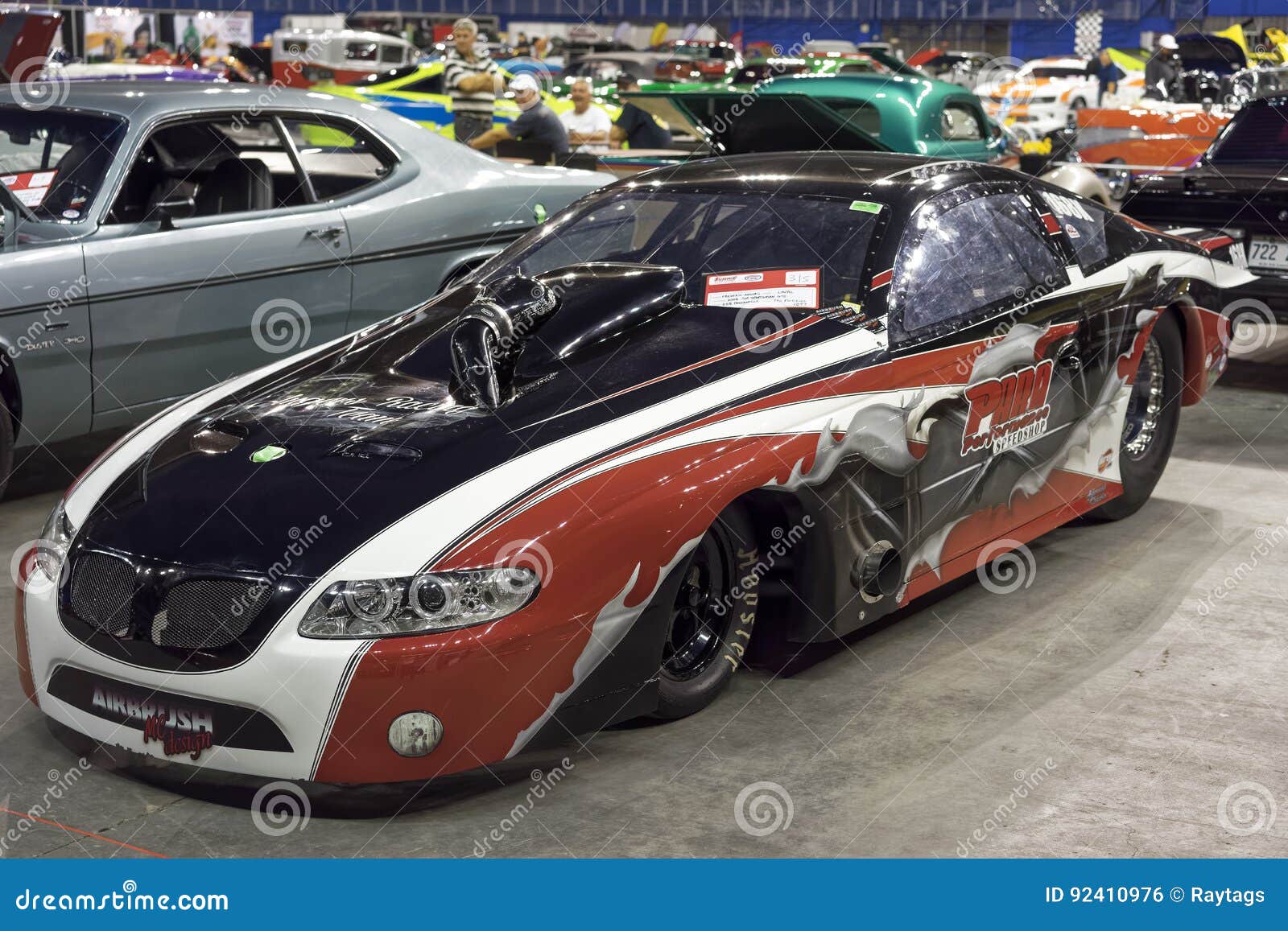 Pro mod drag car editorial photo. Image of automobiles - 92410976