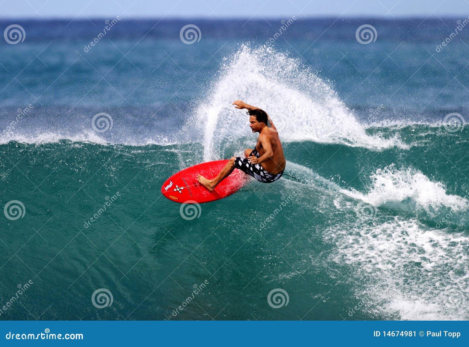 Pro Surfer Mike Latronic Surfing in Hawaii Editorial Photo - Image of ...