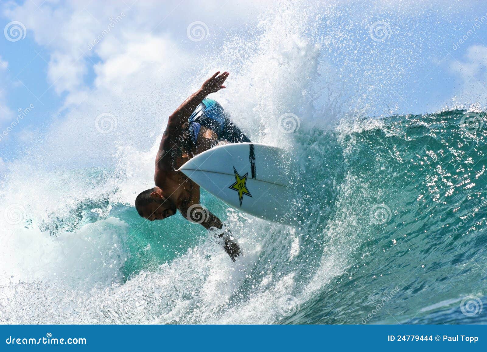 Surfing Hawaii Editorial Image | CartoonDealer.com #118887560