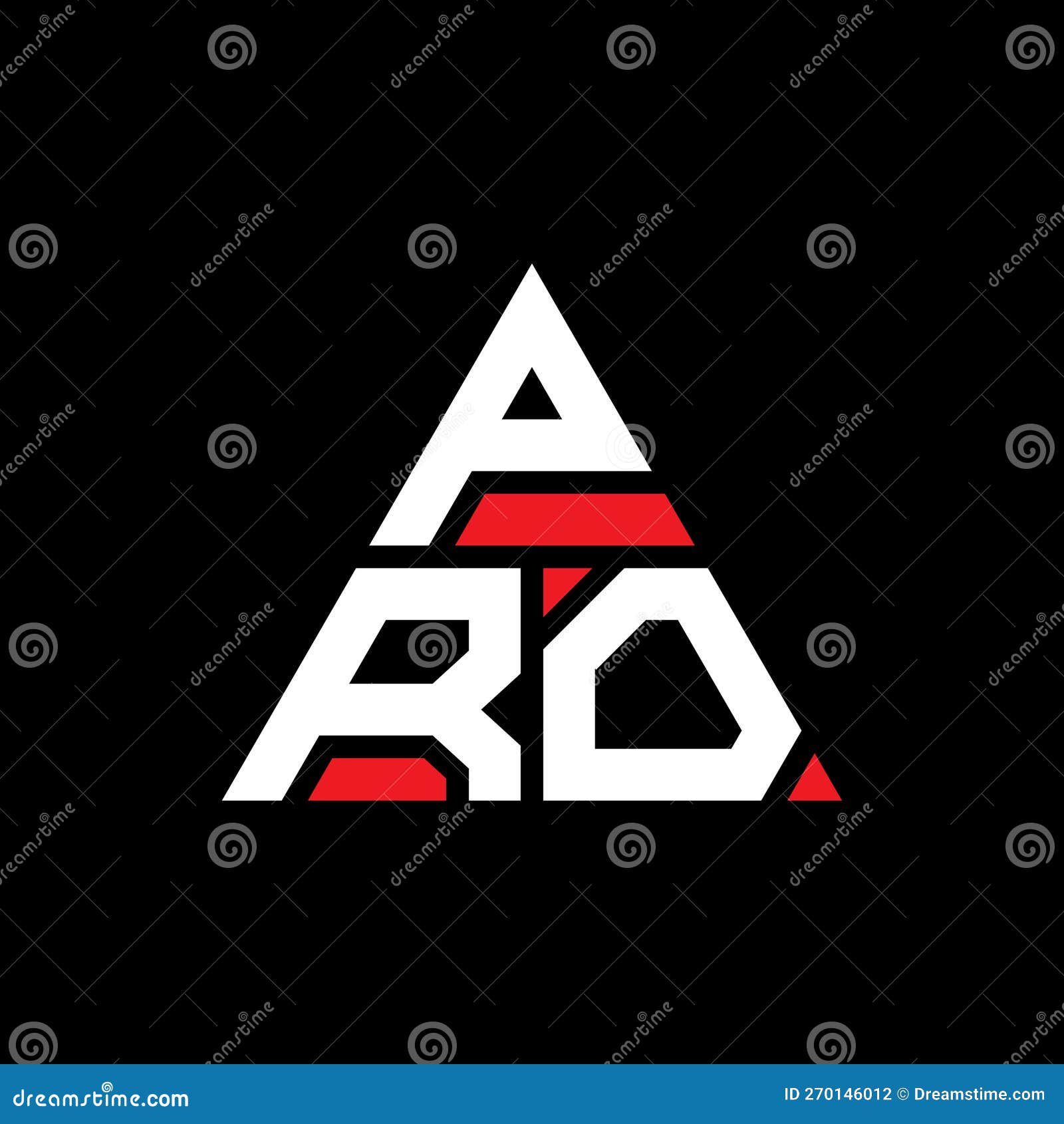 PRO Triangle Letter Logo Design with Triangle Shape. PRO Triangle Logo ...