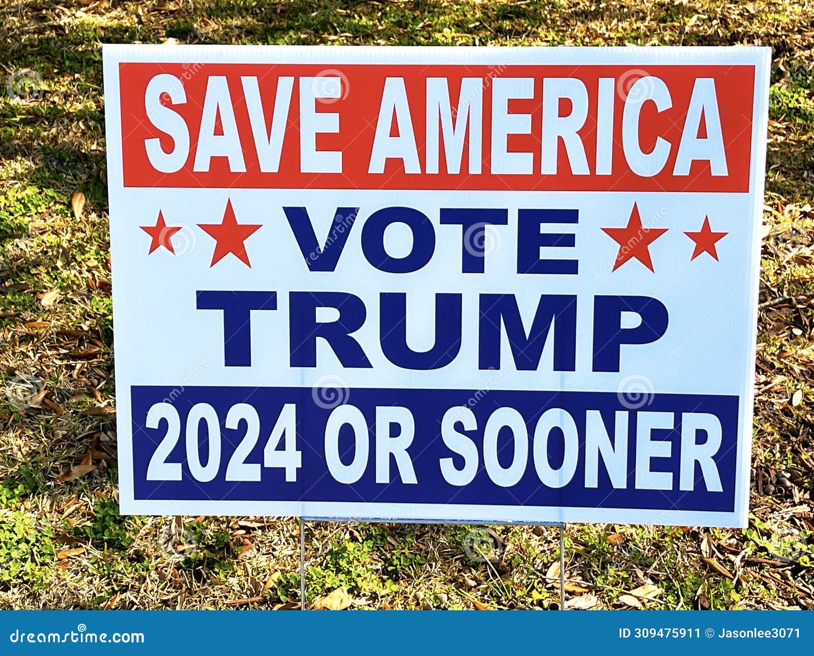 Voting sign editorial photo. Image of american, trump - 309475911