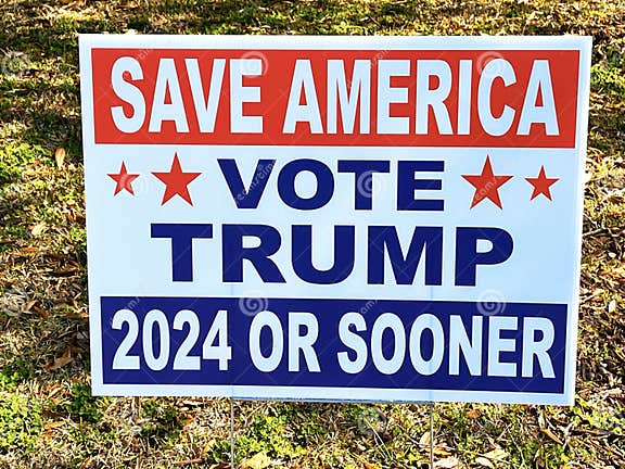 Voting sign editorial photo. Image of american, trump - 309475911